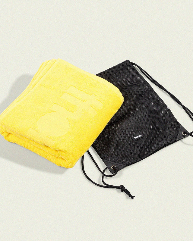 Sunshine Yellow Beach Towel – Thongs Australia